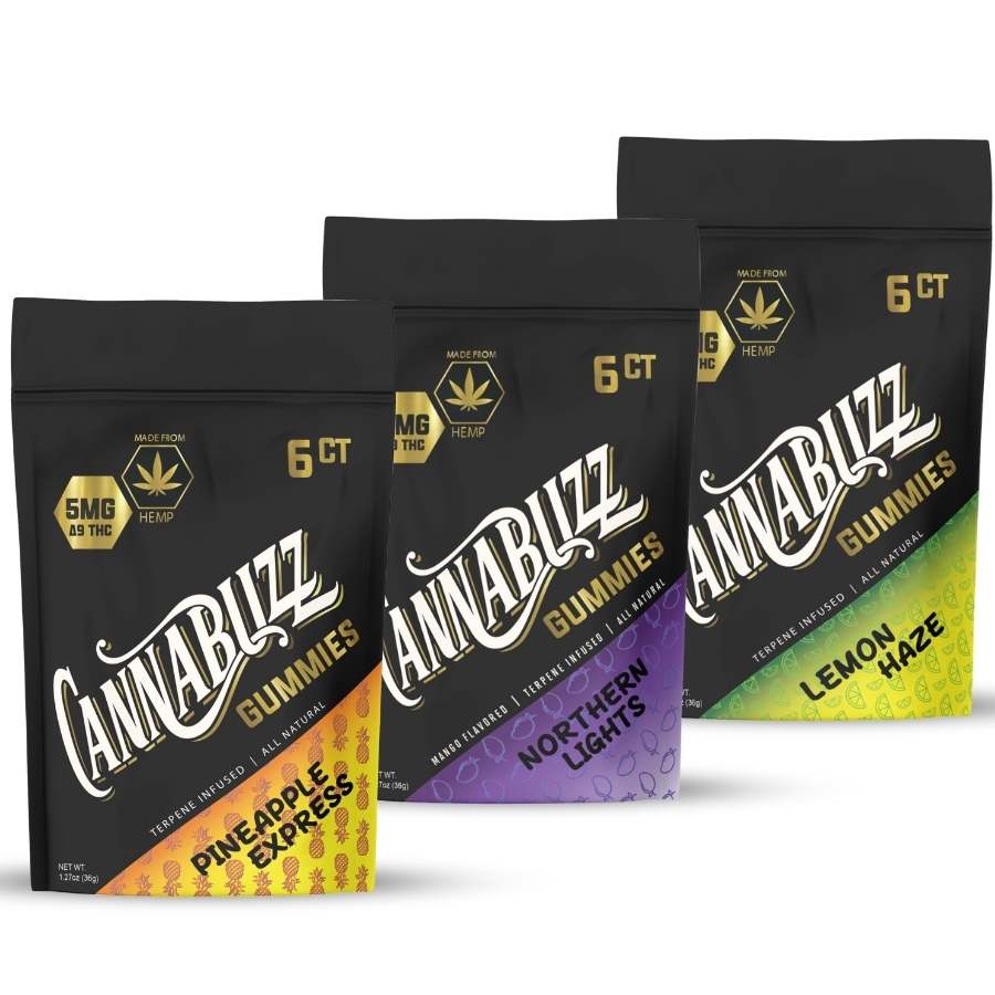 5mg THC Gummies Variety Pack - 3x 6ct Packets – Anavii Market